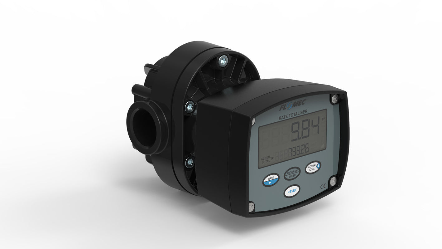 OM Series Chemical Flow Meter | 1" (10 L/min - 150 L/min) - FLOMEC Flow ...